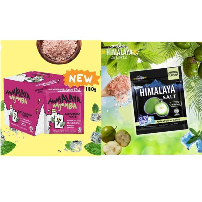 Himalaya Vajomba Actiwhoosh Mints/AMBRA MINT Candy 15g x 12pkt | Shopee ...