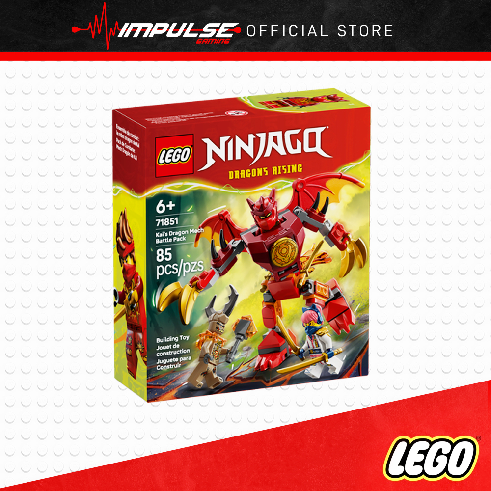 LEGO Ninjago 71851 Kai's Dragon Mech Battle Pack | Shopee Malaysia