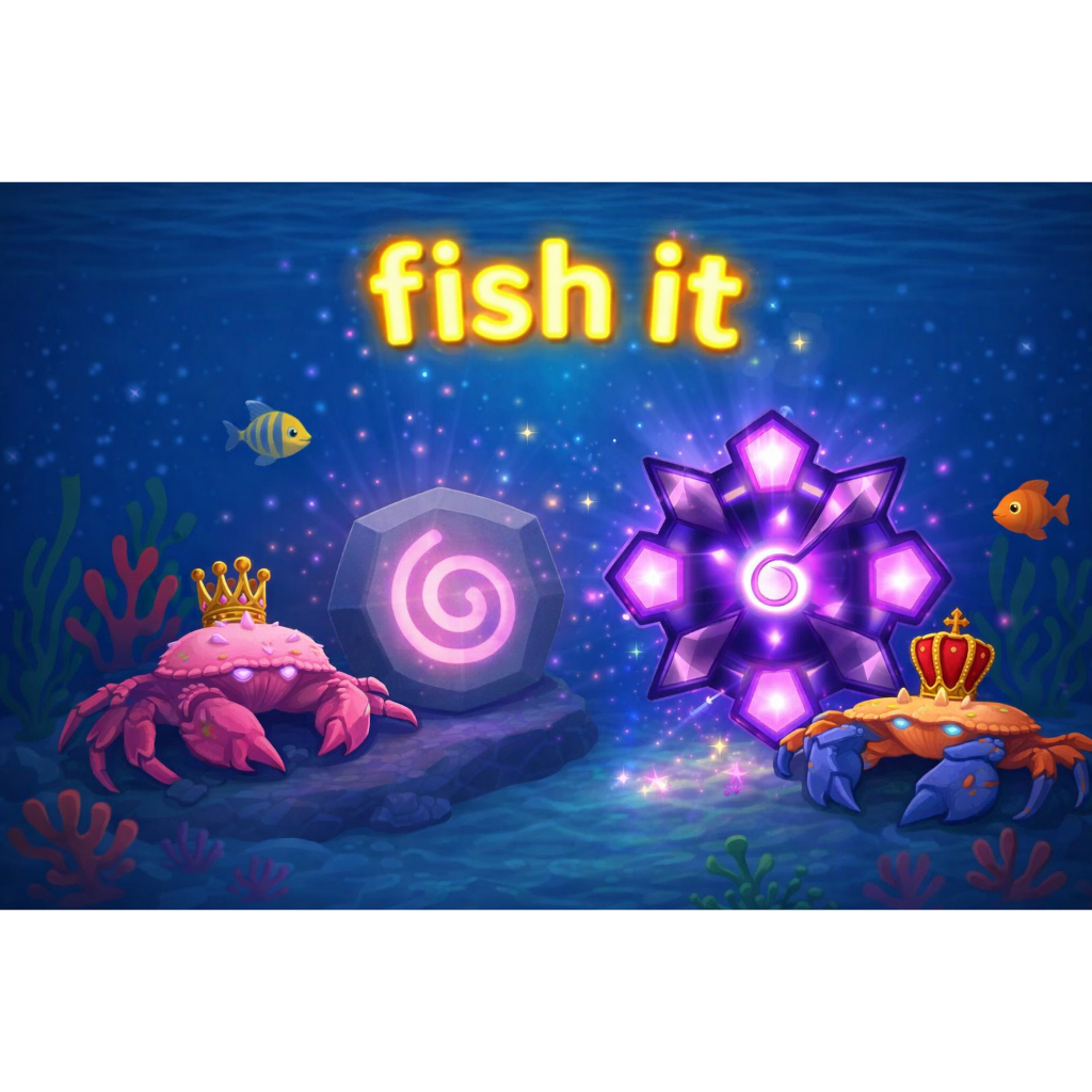 FISH IT ROBLOX (SECRET TUMBAL EVOLVED STONE ENCHANT STONE) | Shopee ...