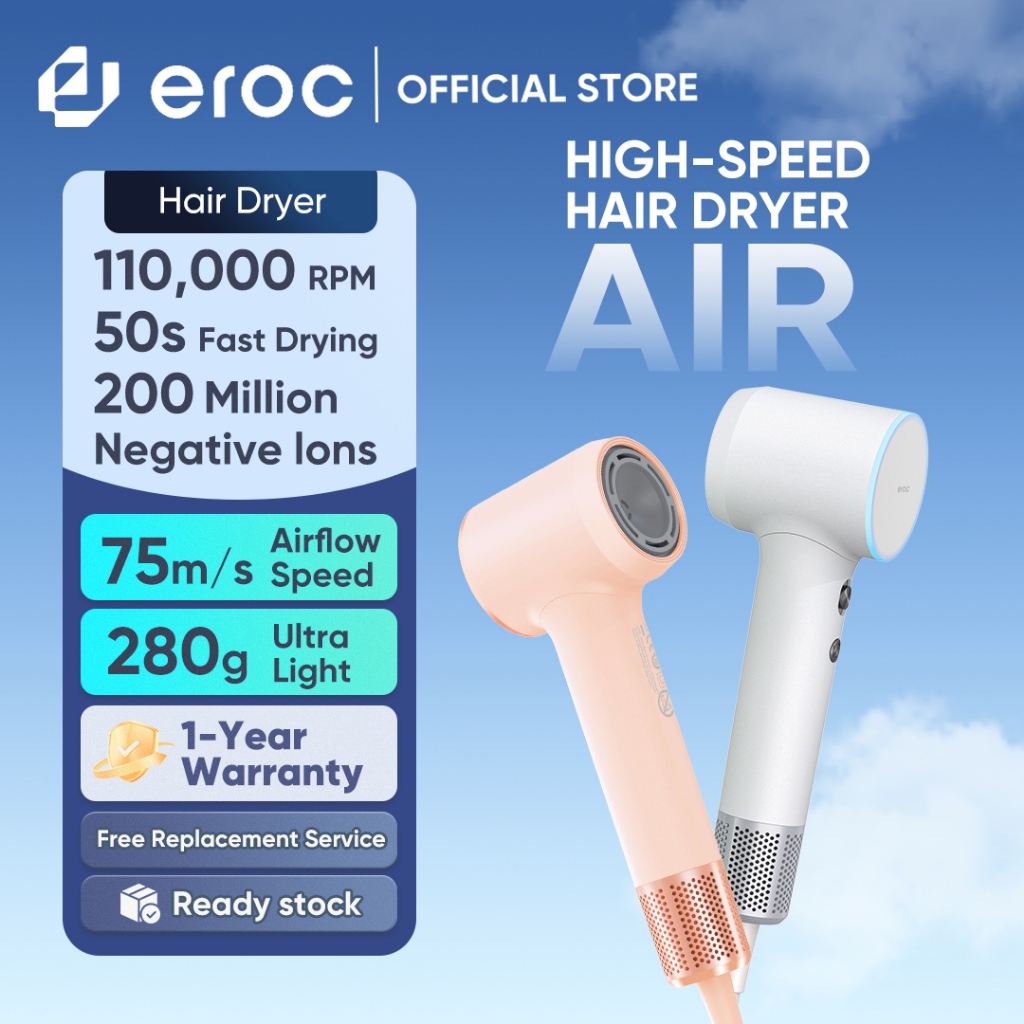 [1 Year Warranty] EROC Air 110K RPM Motor AI Constant MINI High Speed ...