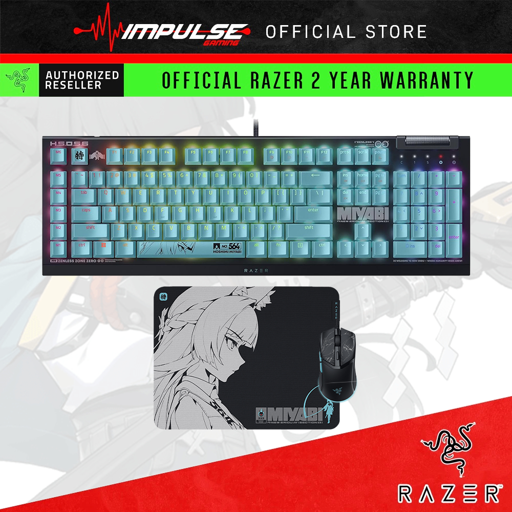 Razer Zenless Zone Zero Edition Series - BlackWidow V4 X Keyboard ...