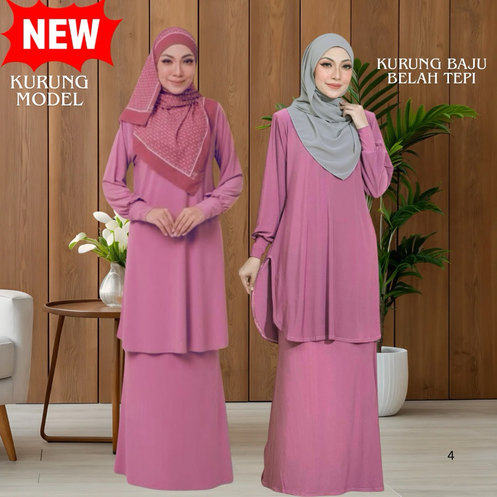 Design plain baju Kurung lycra korea ironless | Shopee Malaysia