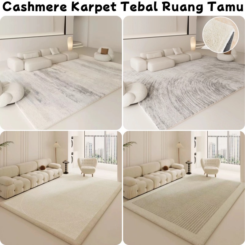 MATELIER Cashmere Carpet Karpet Tebal Ruang Tamu Carpet Bilik Tidur ...