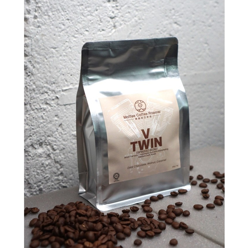 MOFFEE - V-Twin Espresso Blend - Medium Dark (Roasted Arabica) [Biji ...