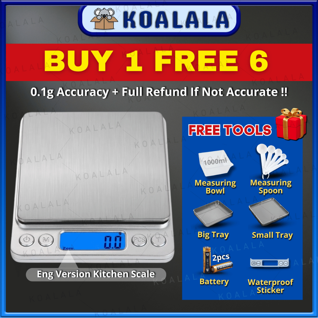 Eng Version! Precision LCD Digital Scales 3000g Mini Electronic Grams ...