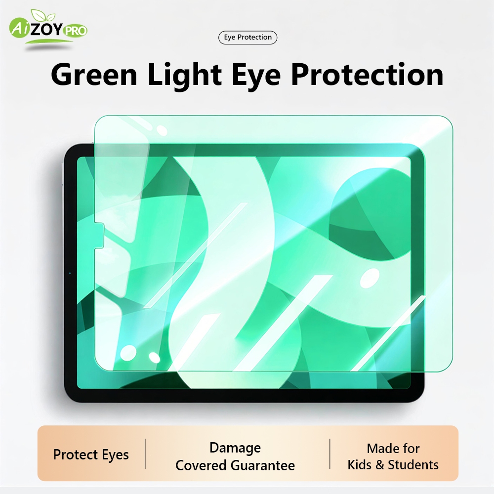 iPad Green ray protect Eyes Screen Protector Glass Tablet for iPad Air ...