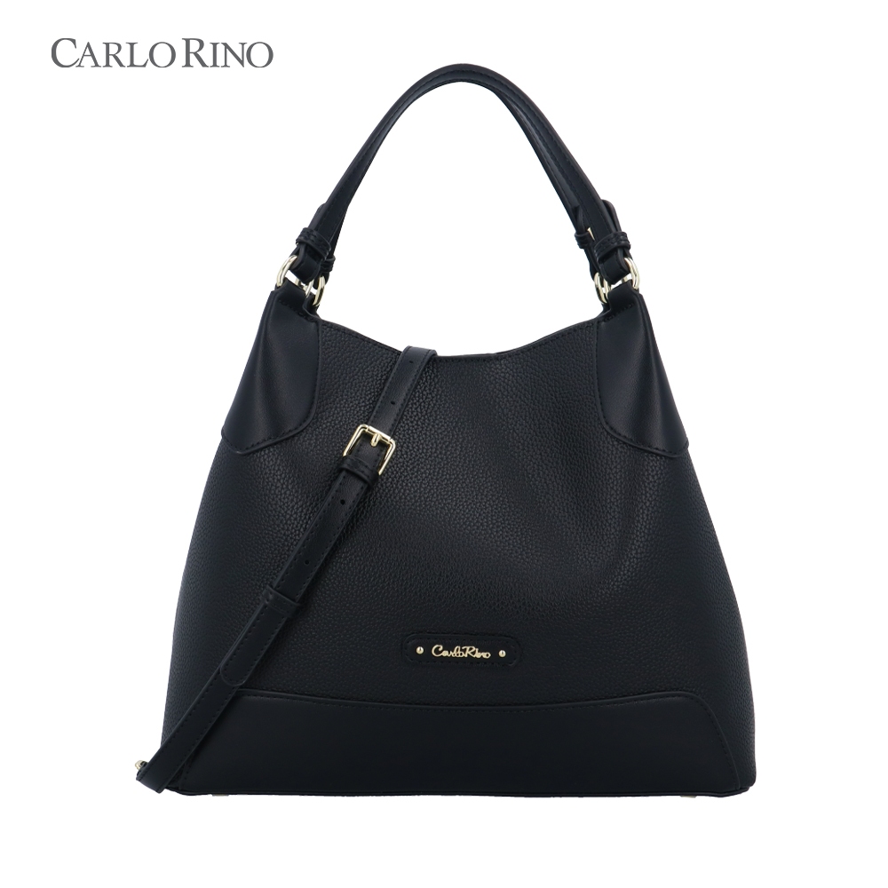 Carlo Rino CR Elise Tote Bag - Black | Shopee Malaysia