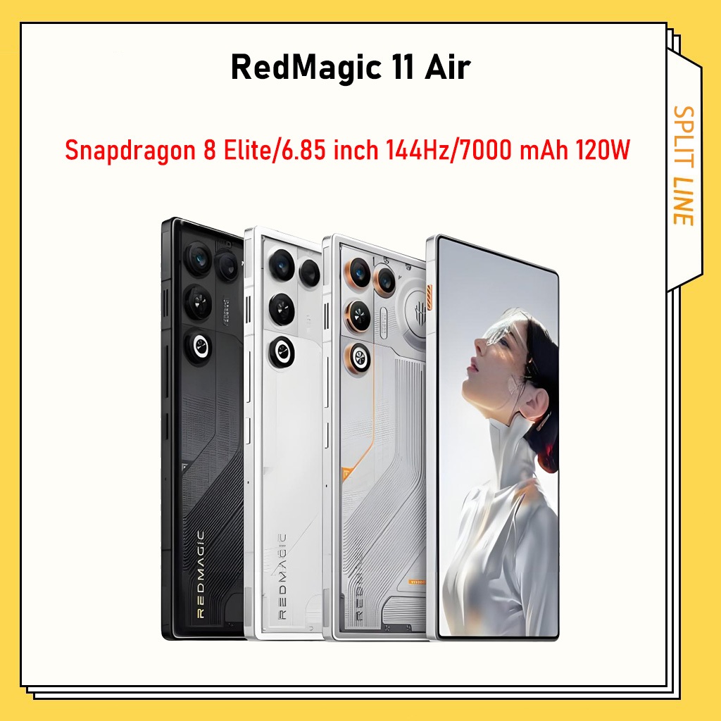 Global Rom Nubia RedMagic 11 Air Snapdragon 8 Elite 7000 mAh 120W ...