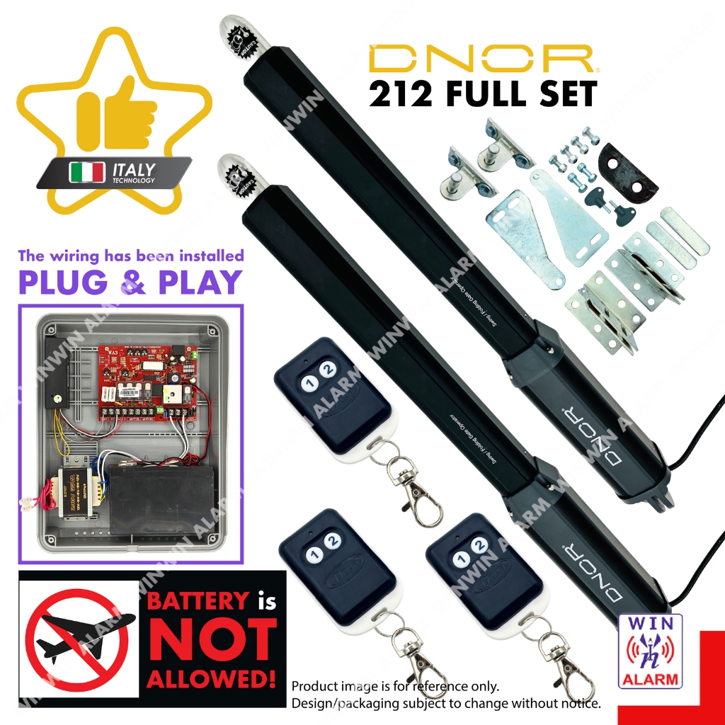 Original remote DNOR 212 Swing folding arm autogate system | Shopee ...