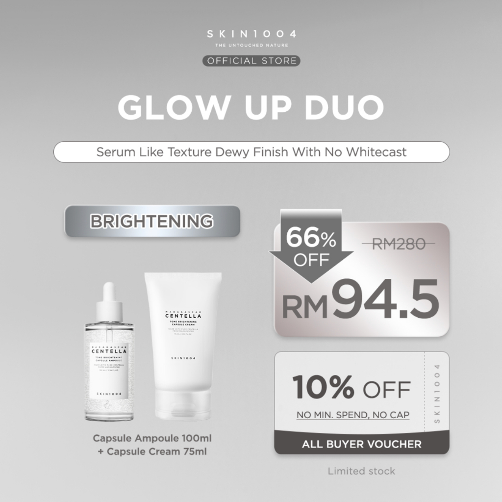 SKIN1004 Glow Up Duo (Tone Brightening Capsule Ampoule 100ml + Tone ...