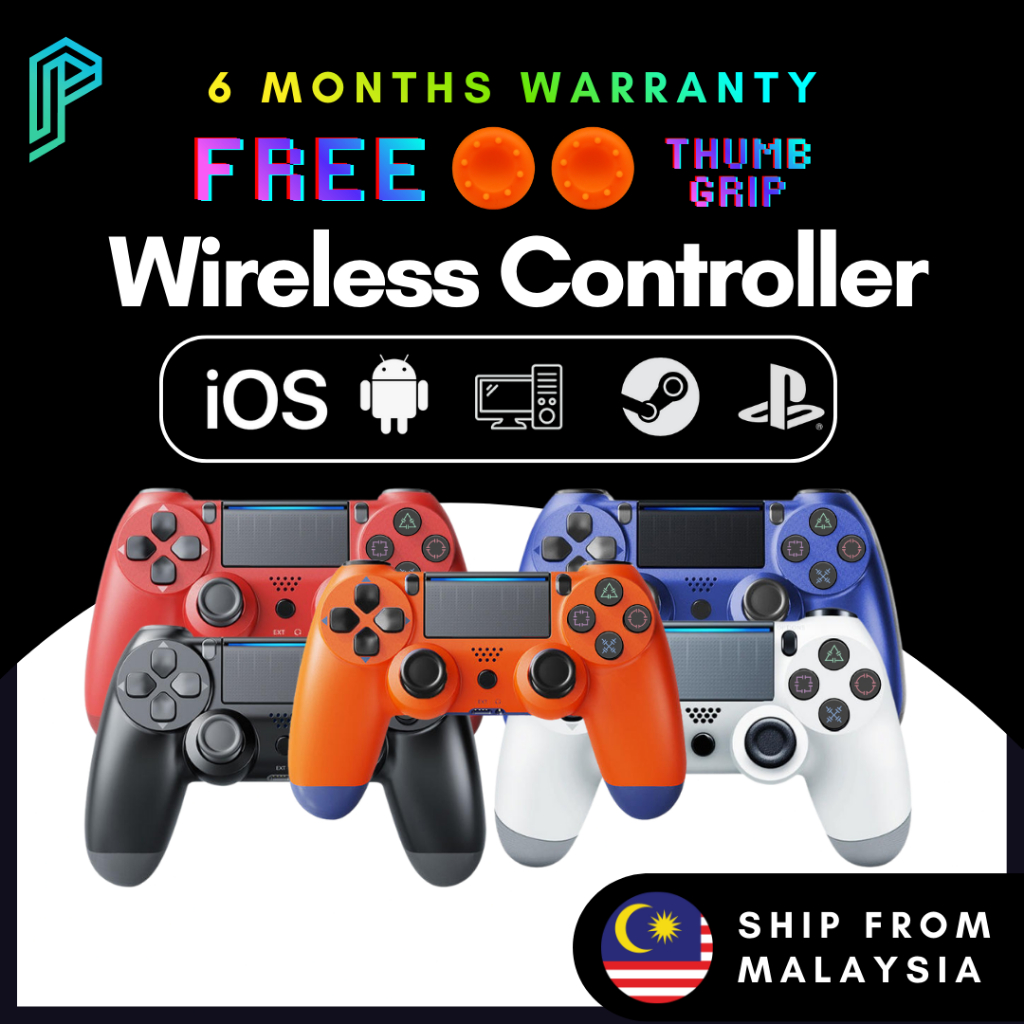 [SHIP FROM MALAYSIA] Wireless Game Controller Bluetooth & Wired/Gamepad ...