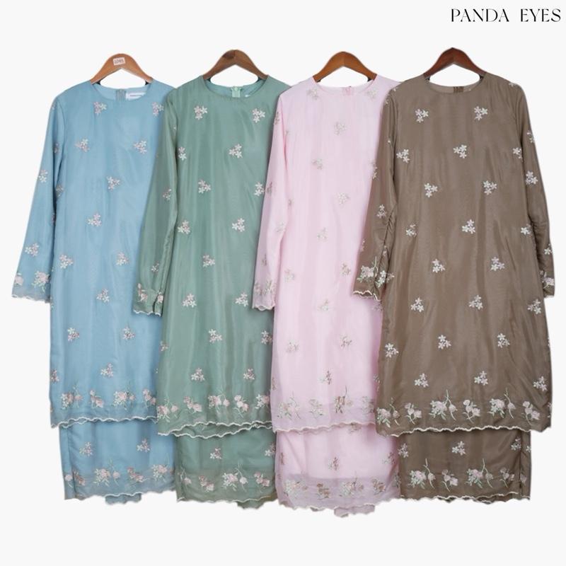 PANDAEYES QASH BAJU RAYA 2026 SET SKIRT (CLO-CNZH86350BLSKT) | Shopee ...