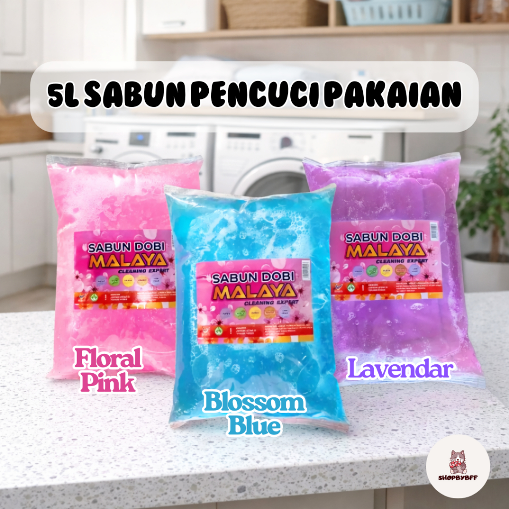 Sabun Dobi Malaya 5L (Sabun Pencuci Pakaian) | Detergen Cecair ...