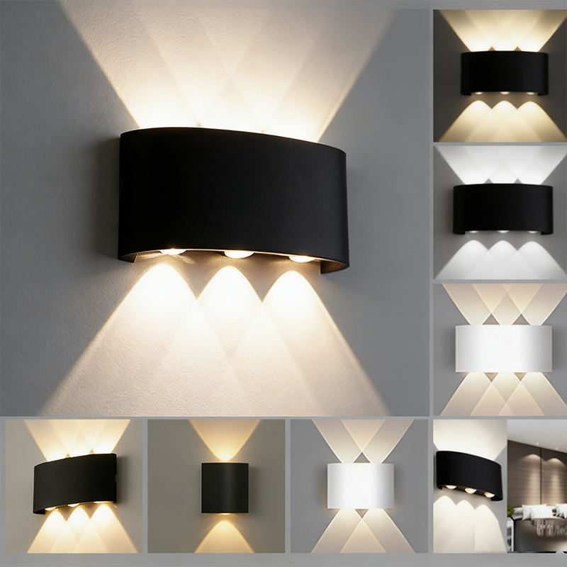 Modern Simple Wall Lamp warm LED Aluminum Wall Lamp IP65 Outdoor ...