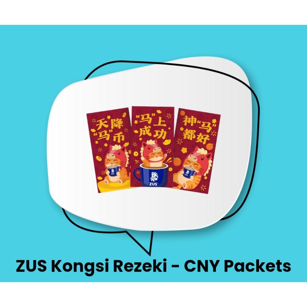 ZUS Kongsi Rezeki - CNY Packets 2026 | Shopee Malaysia