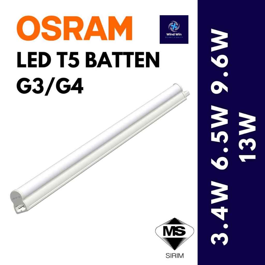 OSRAM LEDVANCE LED T5 BATTEN 1FT/2FT/3FT/4FT [ 3.4W/6.5W/9.6W/13W ] LED ...