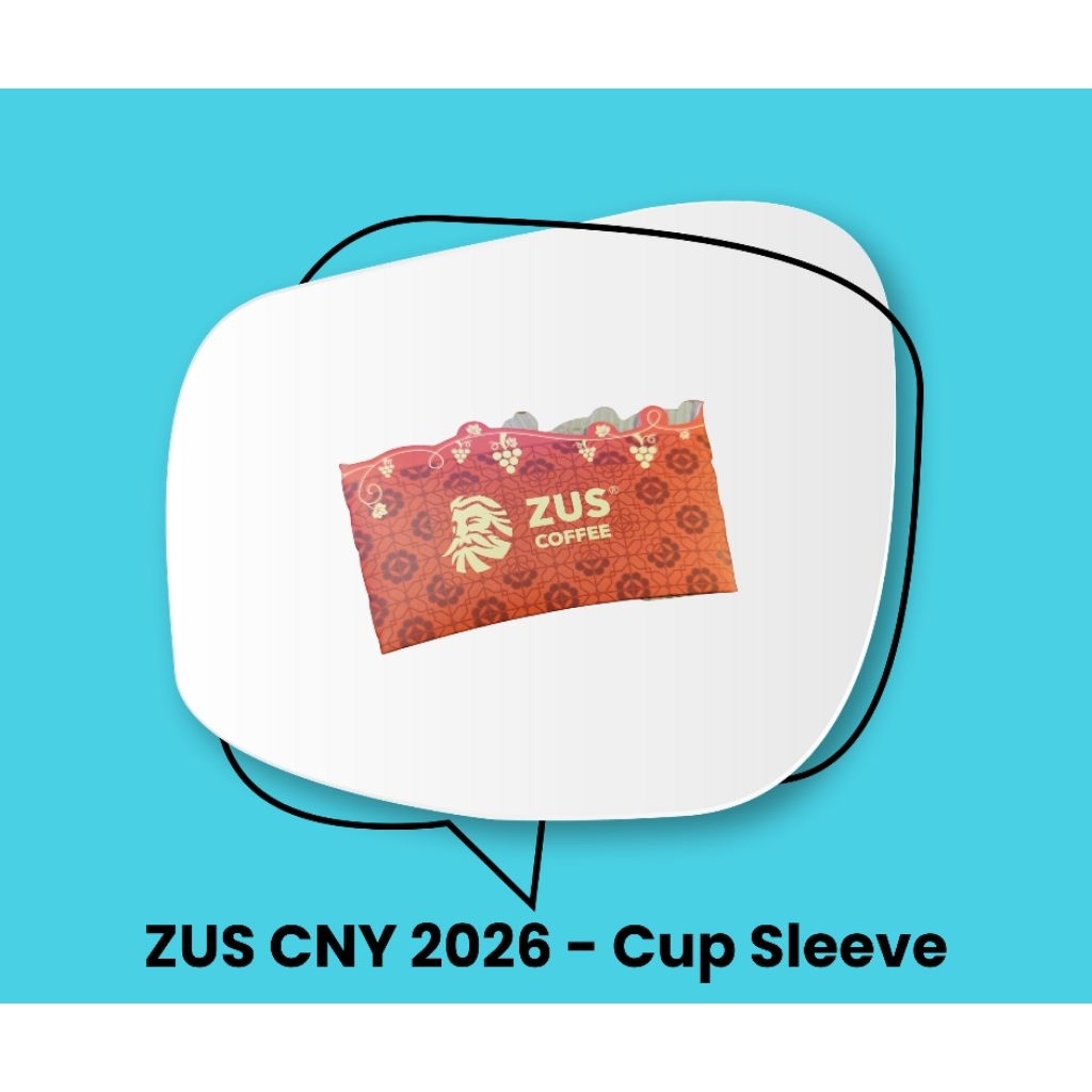 ZUS CNY 2026 Cup Sleeve - Limited Edition | Shopee Malaysia
