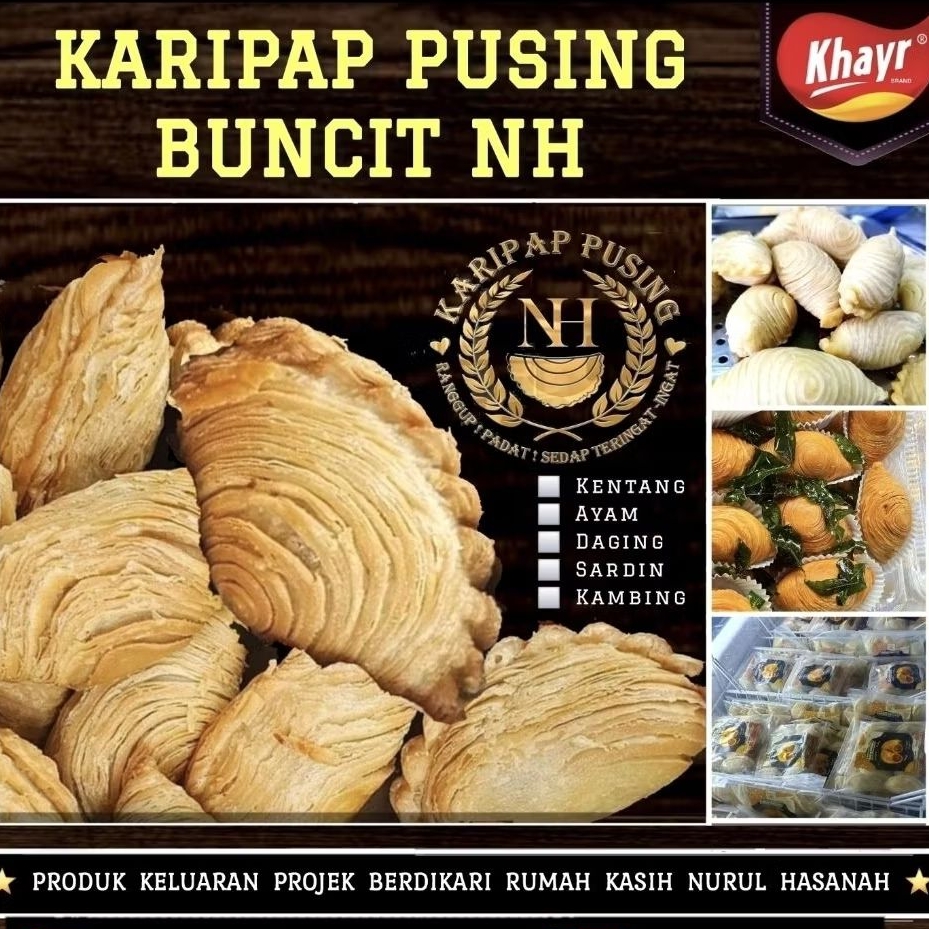 [Karipap Pusing NH Viral Malatops] (1 pek 10 pcs)💥 Sila baca T&C ...