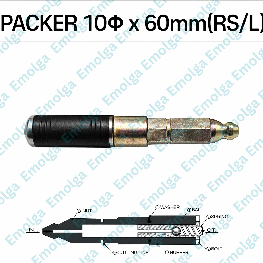 B6 Korea Packer 10mm x 60mm | Shopee Malaysia