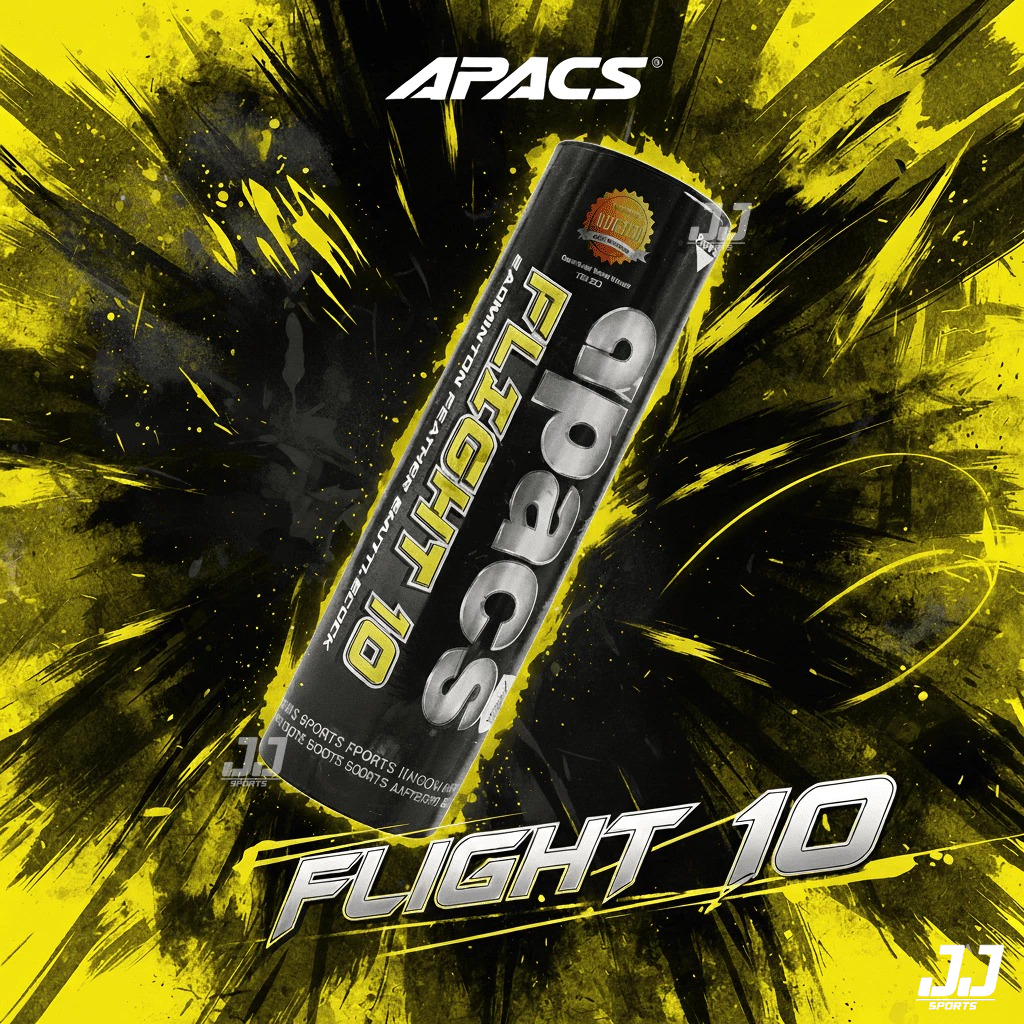APACS FLIGHT 10 SHUTTLECOCK (6PCS) | Shopee Malaysia