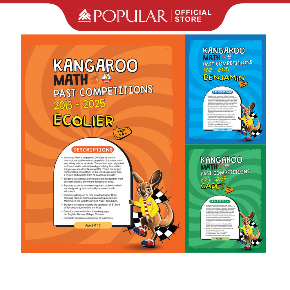 [LATEST EDITION 2026] SAP Kangaroo Math Past Competitions 2013-2025 Pre ...