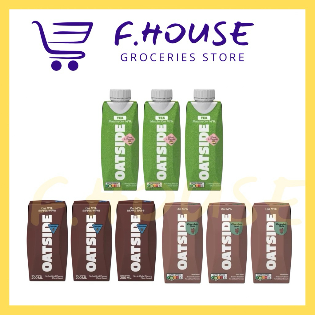 OATSIDE Barista Blend Oat Milk Chocolate Malt /Chocolate /Matcha Oat ...