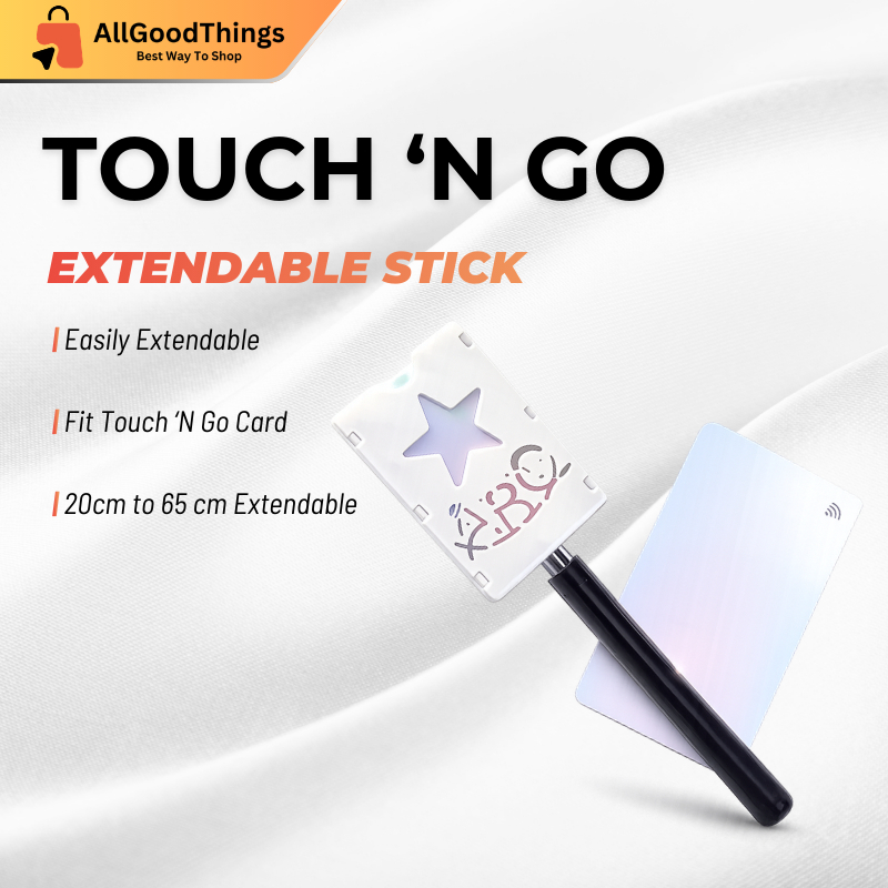 65CM Upgraded Telescopic Extender Stick Universal Compatible Card Touch ...