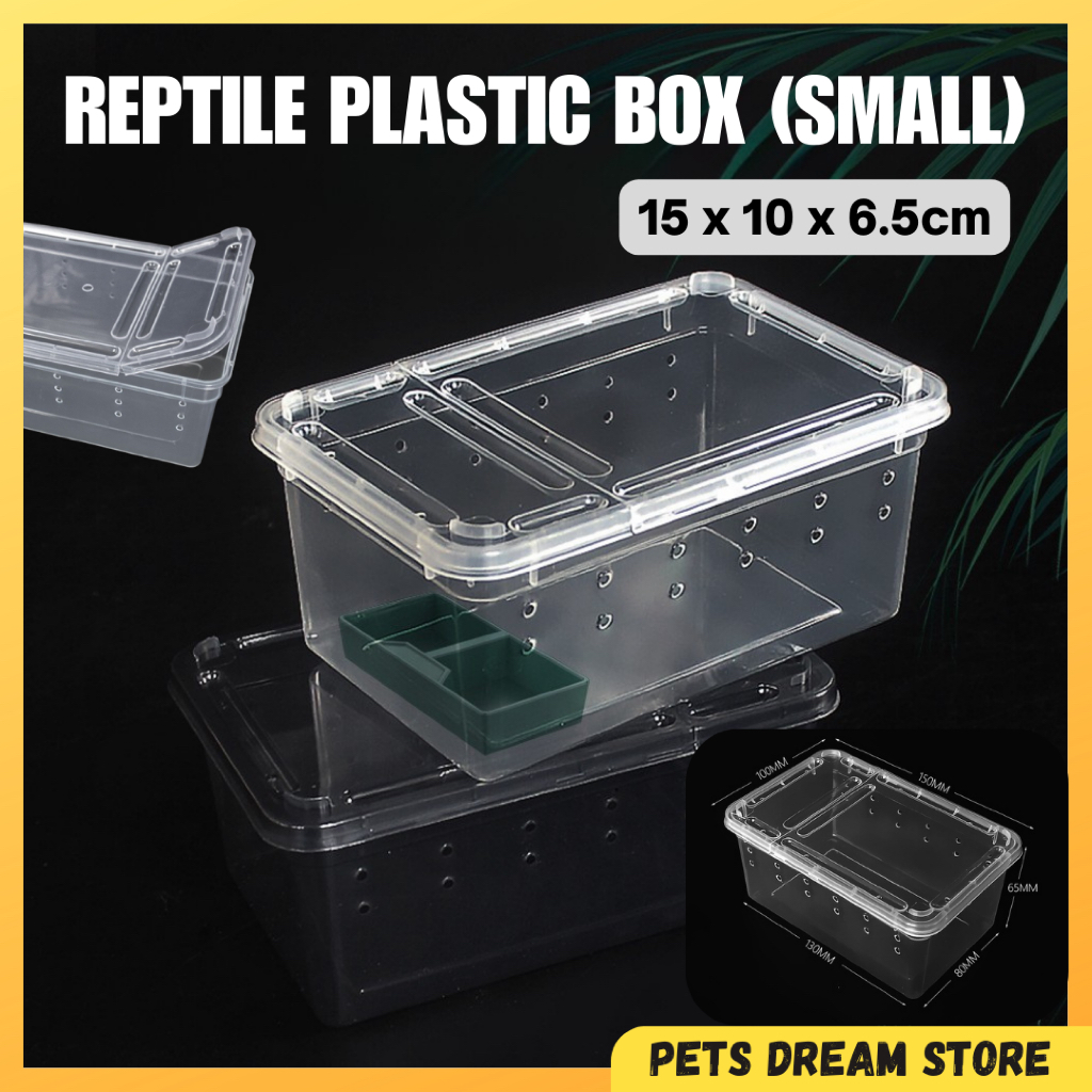 Reptile breeding box SMALL transparent shelter box tarantula box ...