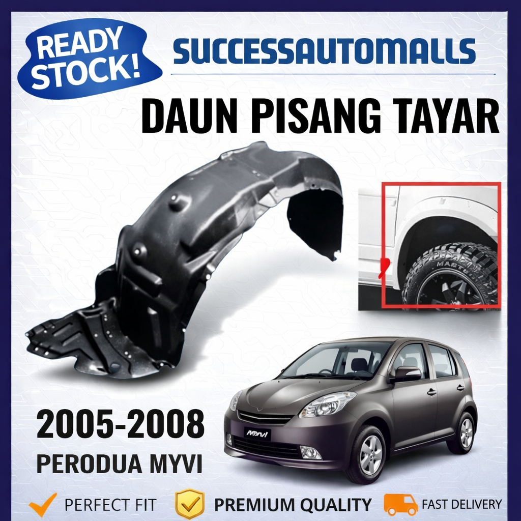 Daun Pisang Tayar Cover Kereta Perodua Myvi 2005 2008 Year Model Old ...
