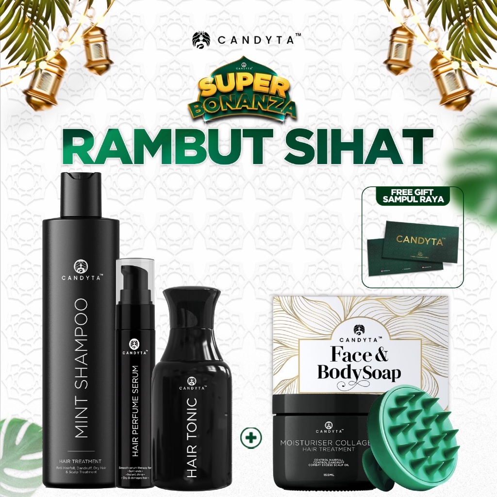 CANDYTA BONANZA RAMBUT SIHAT | CANDYTA EIRA SYAZIRA RAMBUT GUGUR RAMBUT ...