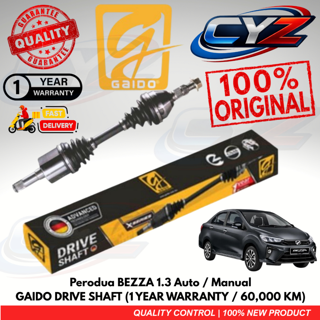 Gaido Drive Shaft Perodua BEZZA 1.3 Auto / Manual (WARRANTY 1 YEAR / 60 ...