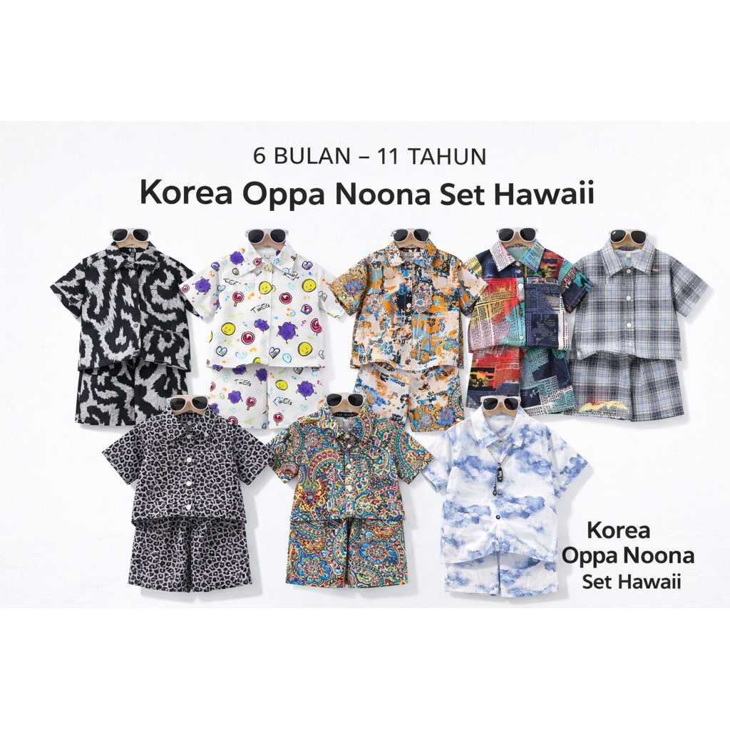 Baby Faybulous Korea Oppa Noona Set Jalan Kanak Kanak Baby Shirt Boy ...