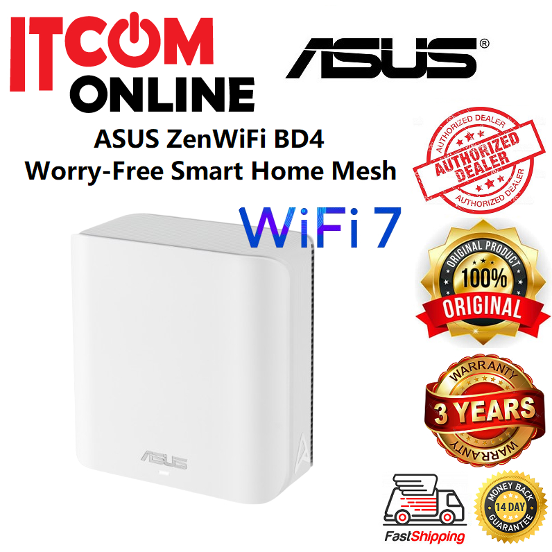 ASUS WIFI 7 2 PACK & 3 PACK GIGABIT BE3600 DUALBAND ROUTER *AI MESH ...