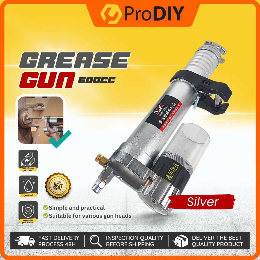 Grease Gun 600cc max 2000rpm High Pressure Automotive Professional ...