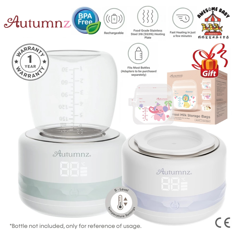 Autumnz MILKIE Portable Baby Milk Bottle Warmer FREE Gift | Shopee Malaysia