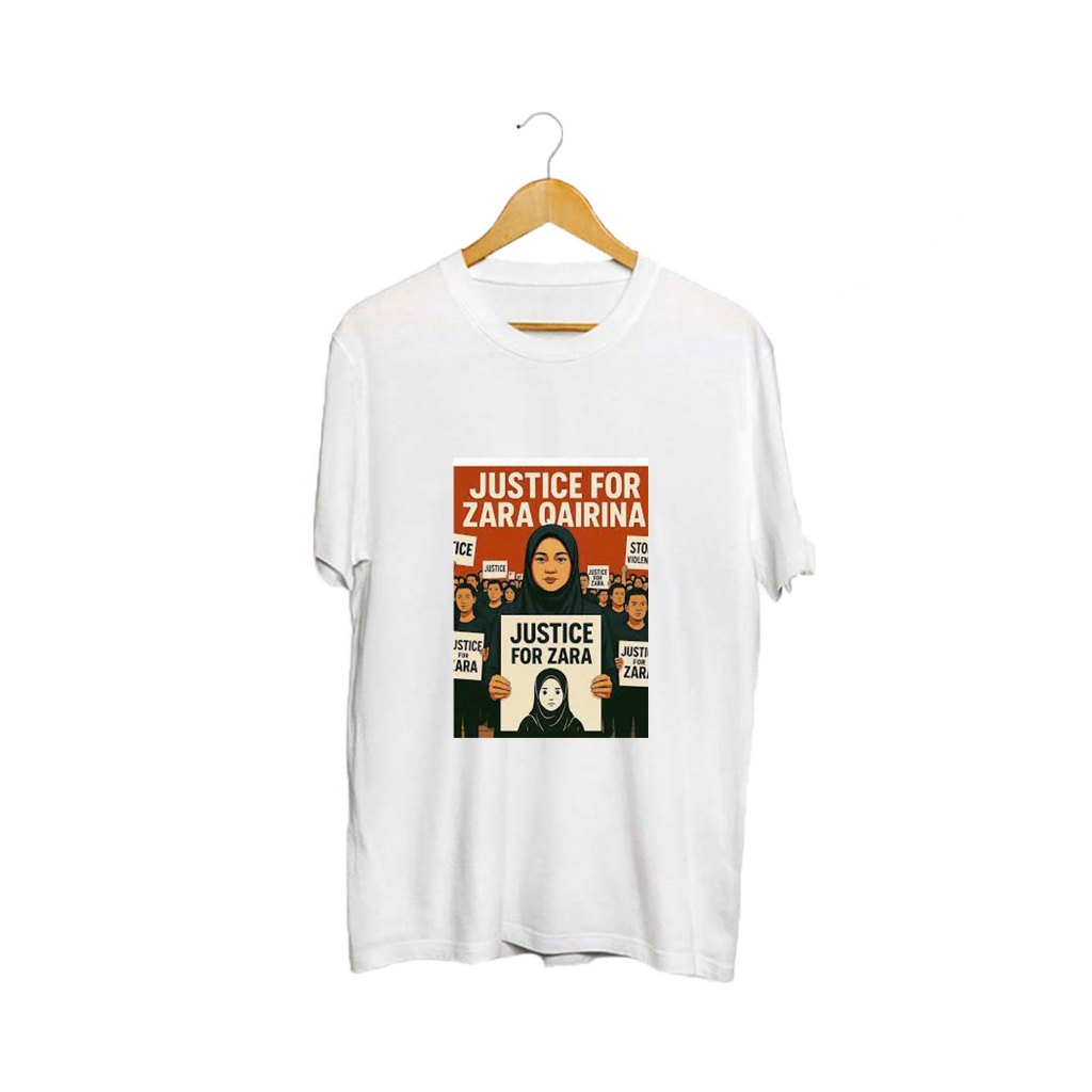 【COD】2025 justice for Zara Qairina Clothes Short Sleeve T-Shirt justice ...