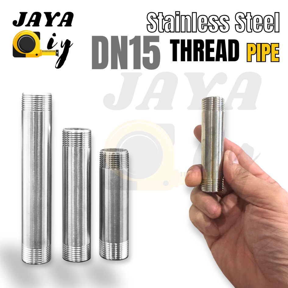 DN15 Stainless Steel Pipe Connector Water With Thread Pipe Extension ...