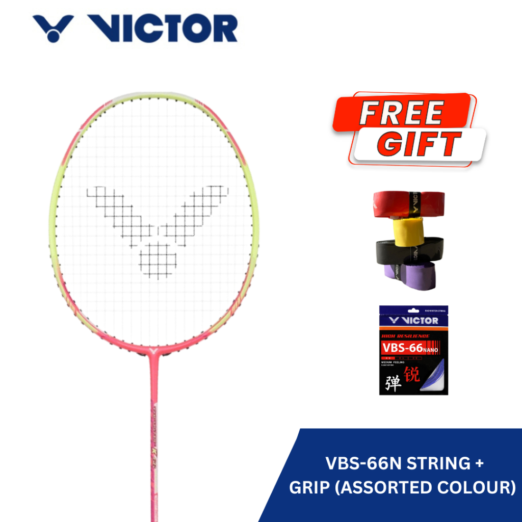 VICTOR Thruster K 66 Badminton Racket TK-66 | Shopee Malaysia