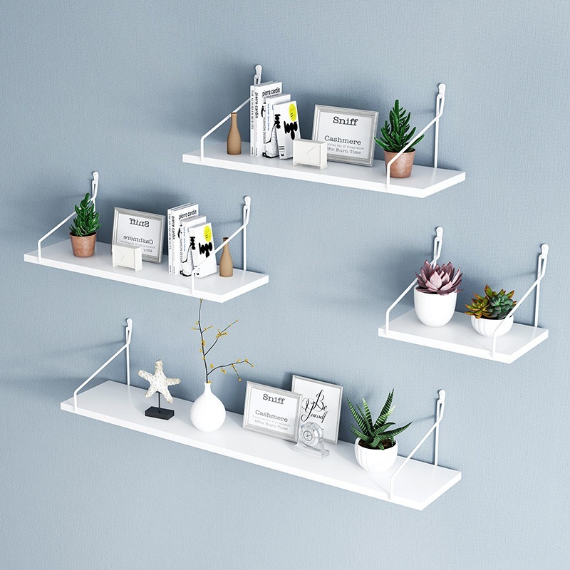 30/40/60CM Storage Racks Wall Mounted Shelf Easy Install No-Punch ...