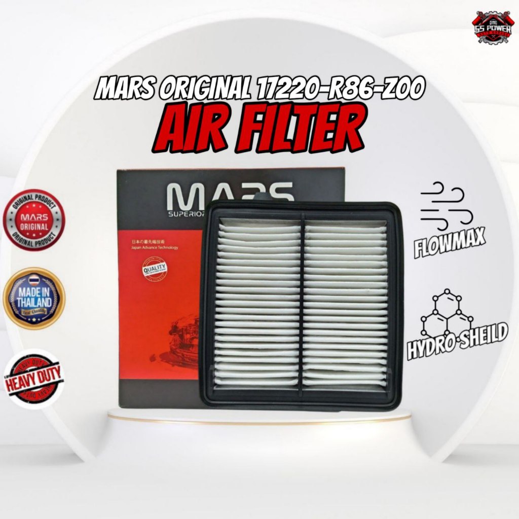 MARS AIR FILTER - HONDA CITY TMO GM2 / HONDA JAZZ GE8 TGO 2014-2019 ...