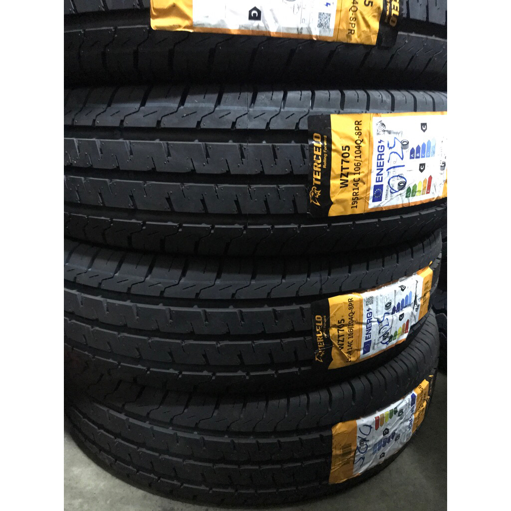 195R14 195 14 TERCELO car tyre tire kereta tayar van tayar Wheel Rim 14 inch | Shopee Malaysia