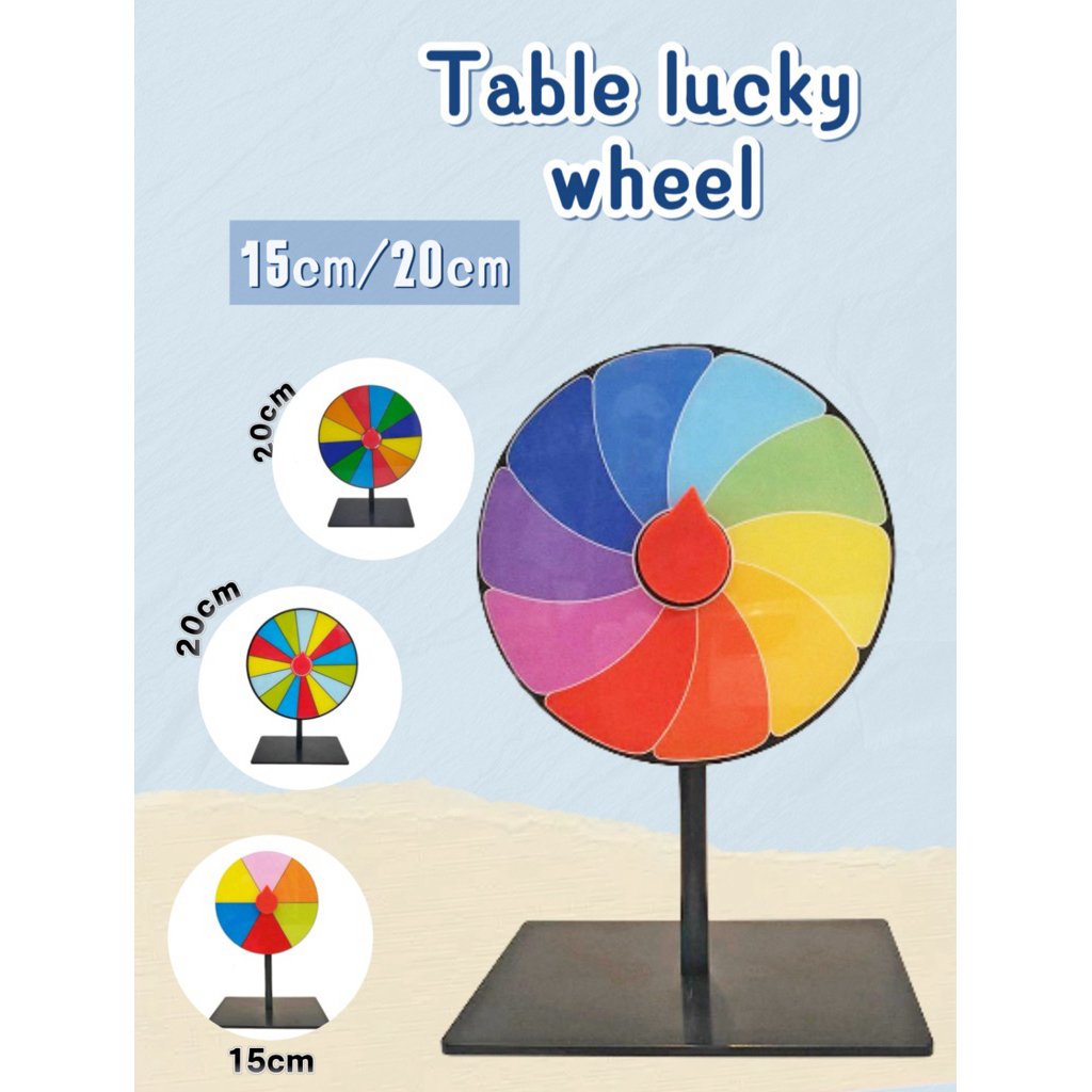 Desktop Lucky Spin Wheel | Must-Have for Party Games & Raffles ...