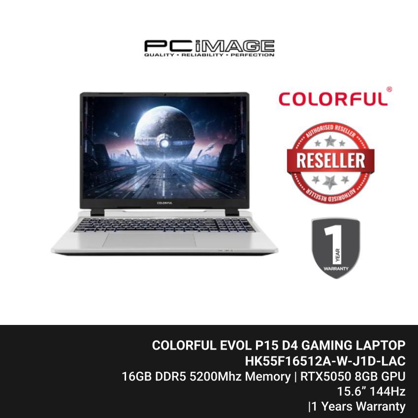 COLORFUL GAMING LAPTOP EVOL P15 INTEL CORE i5 / Core i7 16GB RAM ...