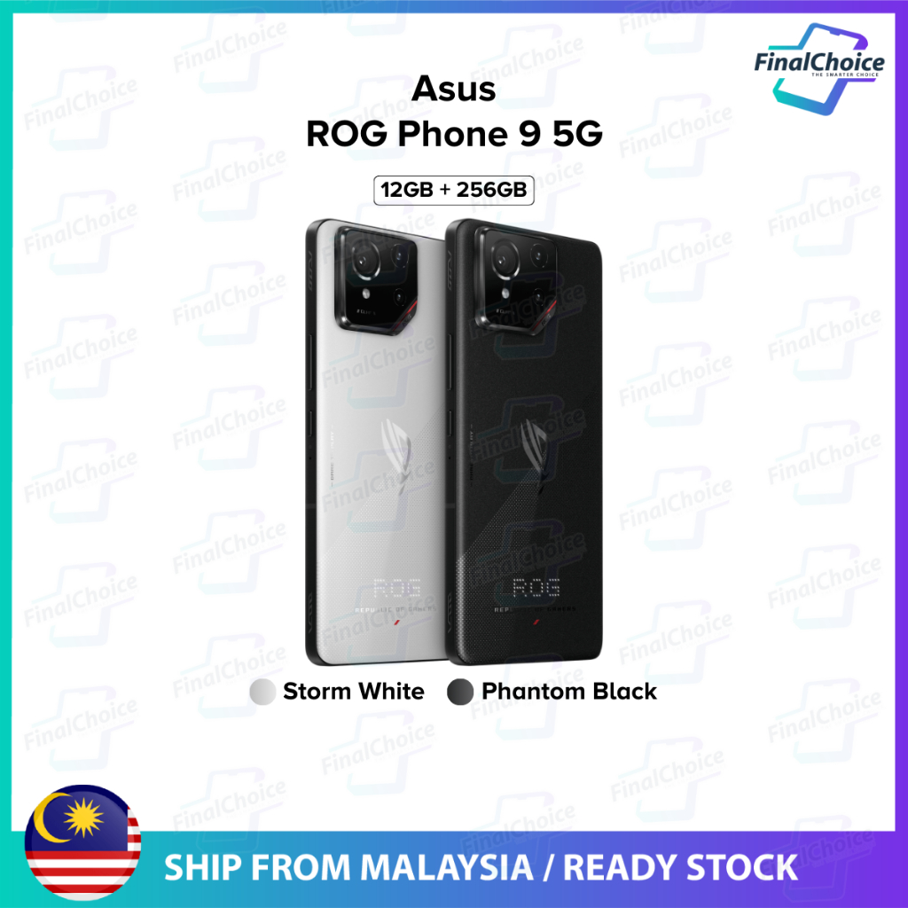 Asus ROG Phone 9 5G/AI2501 (12GB+256GB) Original Asus ROG Malaysia Warranty | Shopee Malaysia