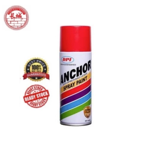 Anchor Standard/ 400ml Spray Paint / Cat Sembur / Warna Merah Anchor ...
