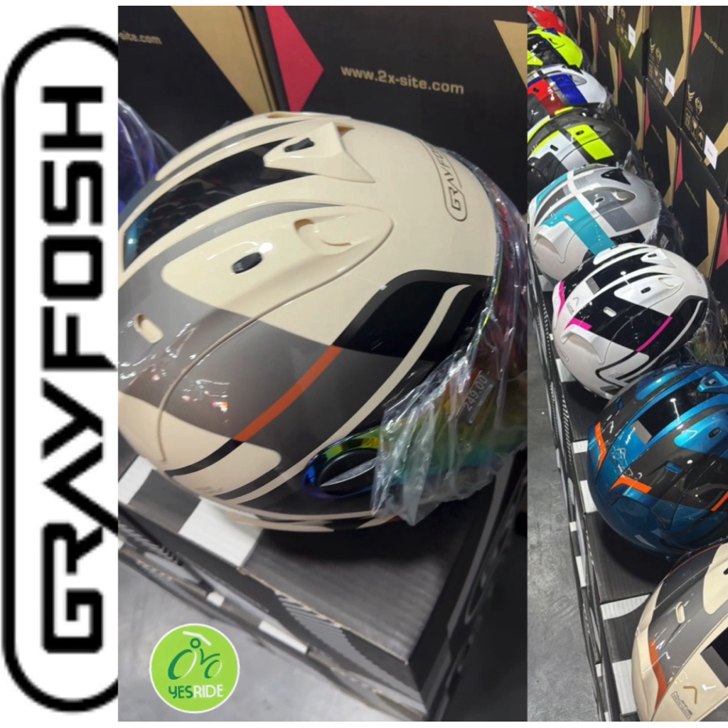YESRIDE GRAYFOSH G626 HELMET XL SIZE | Shopee Malaysia