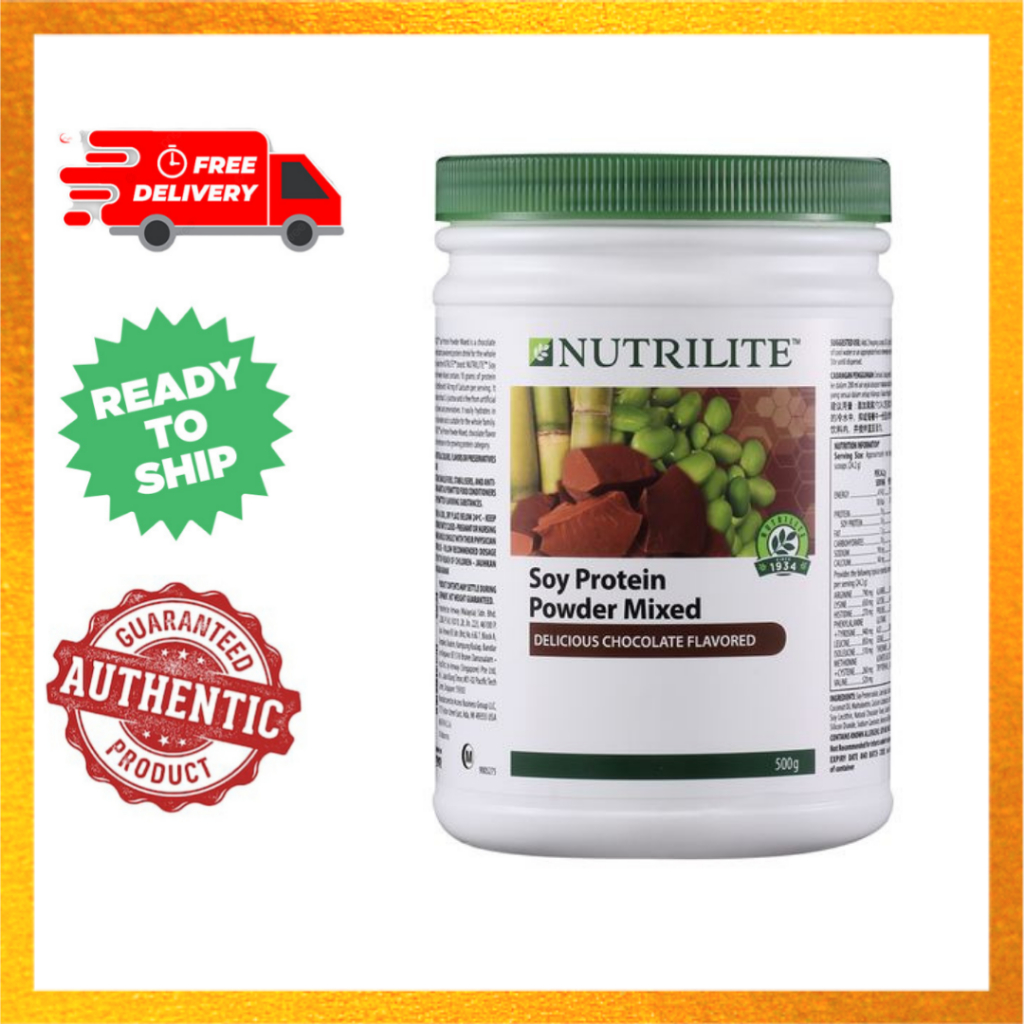 NUTRILITE AMWAY Protein drink mix, protein mixed with chocolate flavor ...