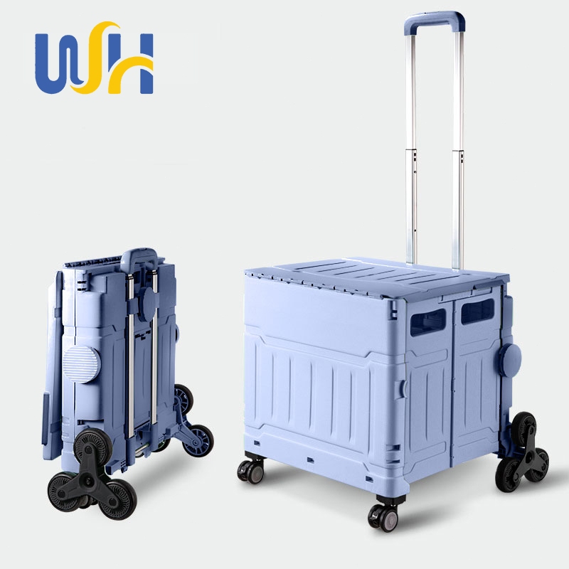 WH Trolley Shopping Cart Lightweight, Easy To Carry, Lockable Direction ...