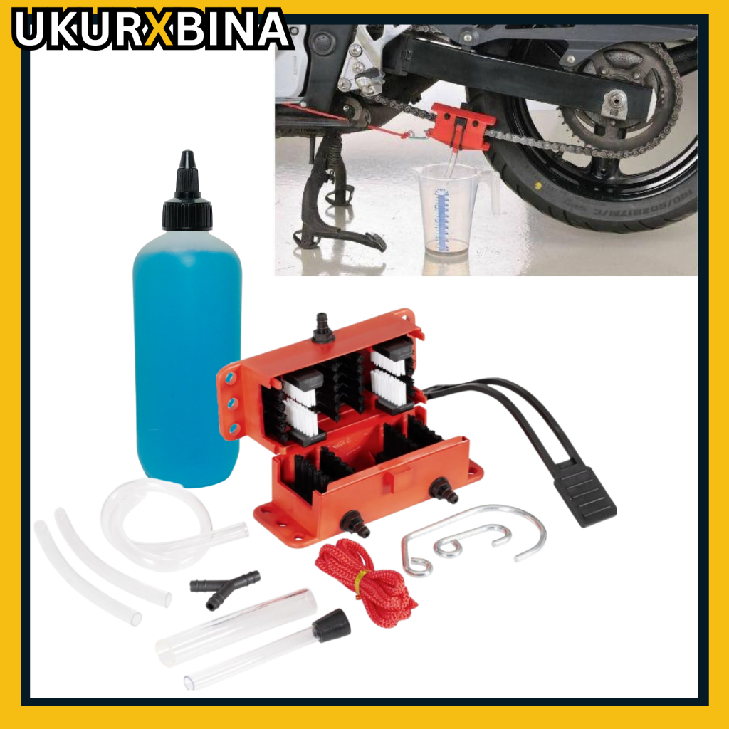 Motorcycle Chain Cleaner Automatic Tool degreaser Pembersih Rantai ...