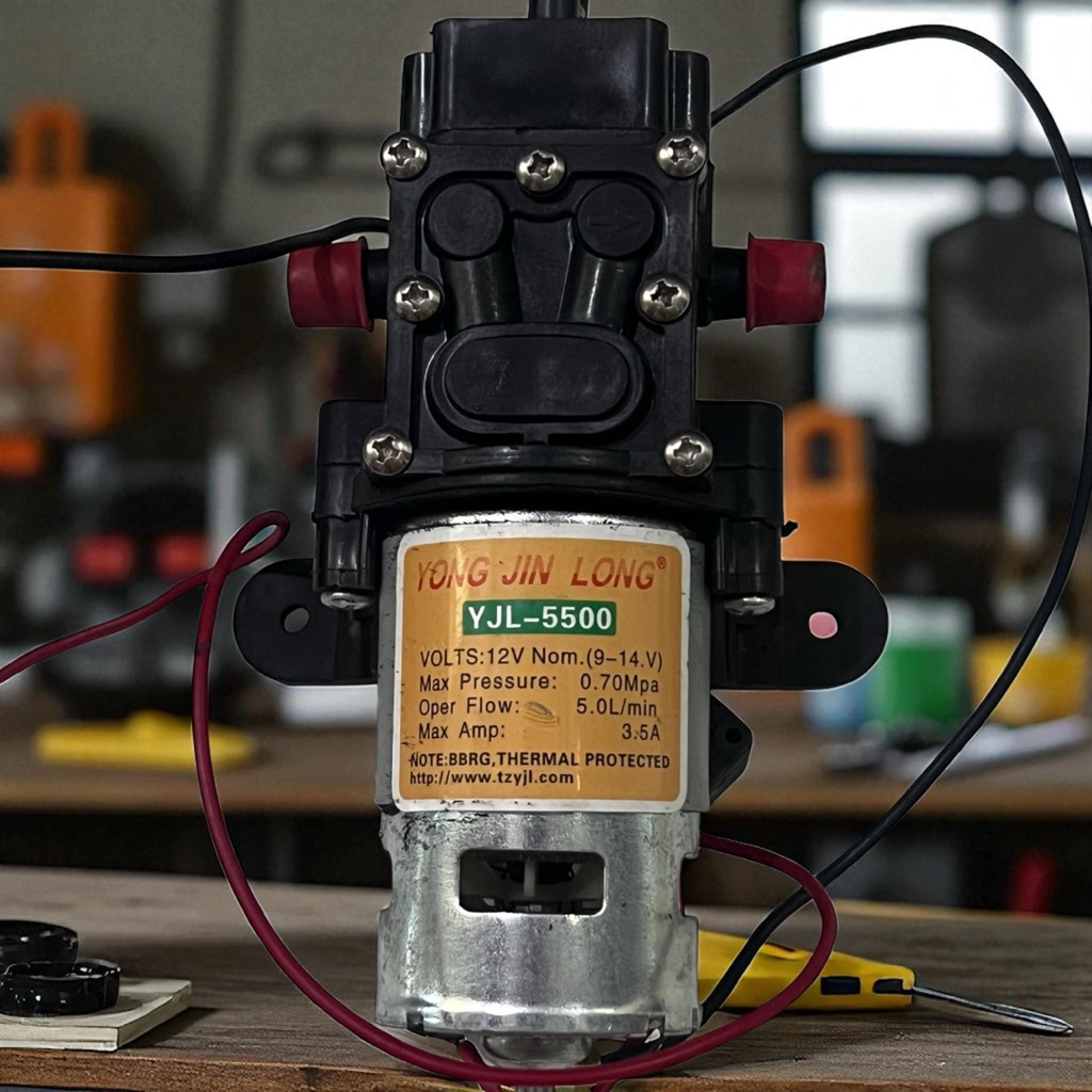 12V Pam Racun Bateri Motor Battery Pump Sparepart Automatic Pump for ...